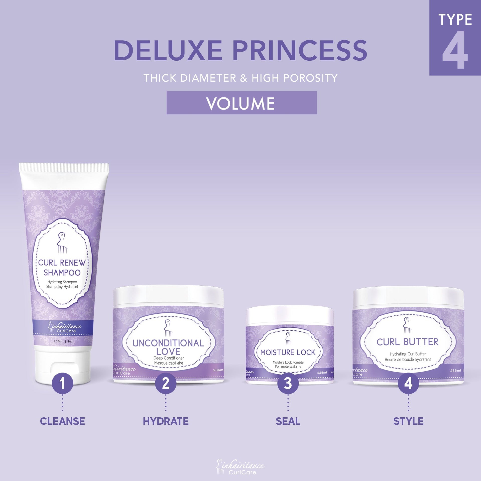 Curl ID Kit - Deluxe Princess Type 4 – Inhairitance Curl Spa